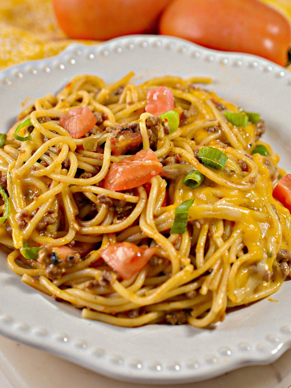 Taco Spaghetti - Sweet Pea's Kitchen