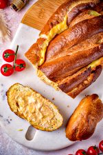 Buffalo Chicken Garbage Bread - Sweet Pea's Kitchen
