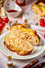 Buffalo Chicken Garbage Bread - Sweet Pea's Kitchen