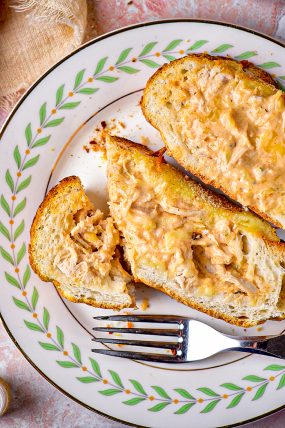 Buffalo Chicken Garbage Bread - Sweet Pea's Kitchen