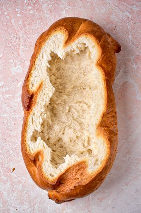 Buffalo Chicken Garbage Bread - Sweet Pea's Kitchen