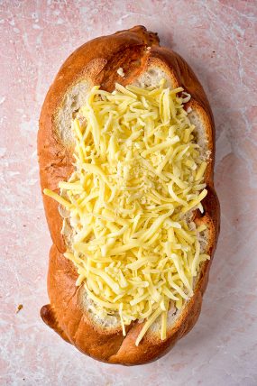 Buffalo Chicken Garbage Bread - Sweet Pea's Kitchen