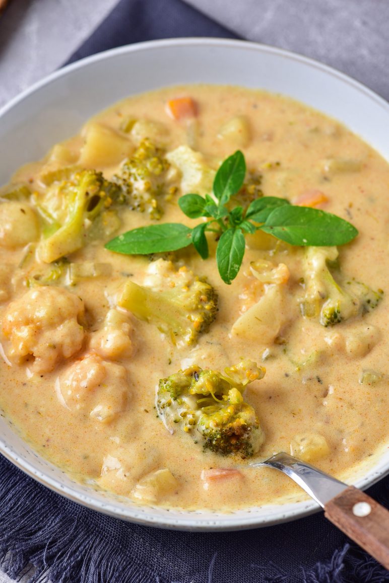 Easy Cheesy Vegetable Chowder - Sweet Pea's Kitchen