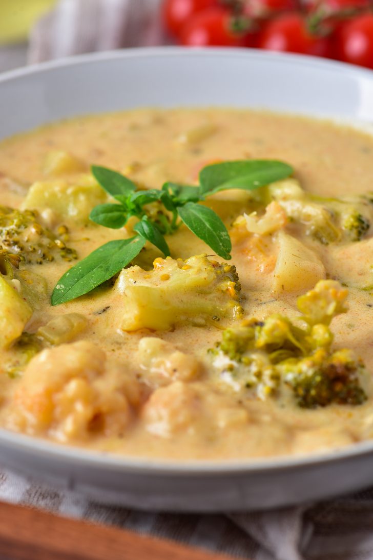 Easy Cheesy Vegetable Chowder - Sweet Pea's Kitchen