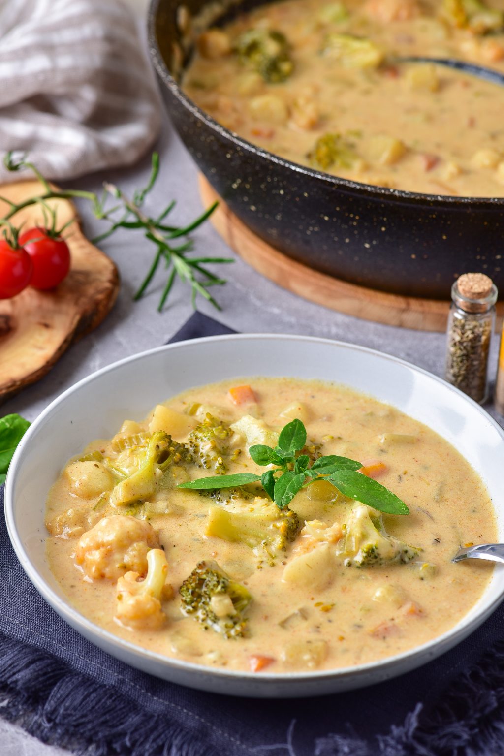 Easy Cheesy Vegetable Chowder - Sweet Pea's Kitchen