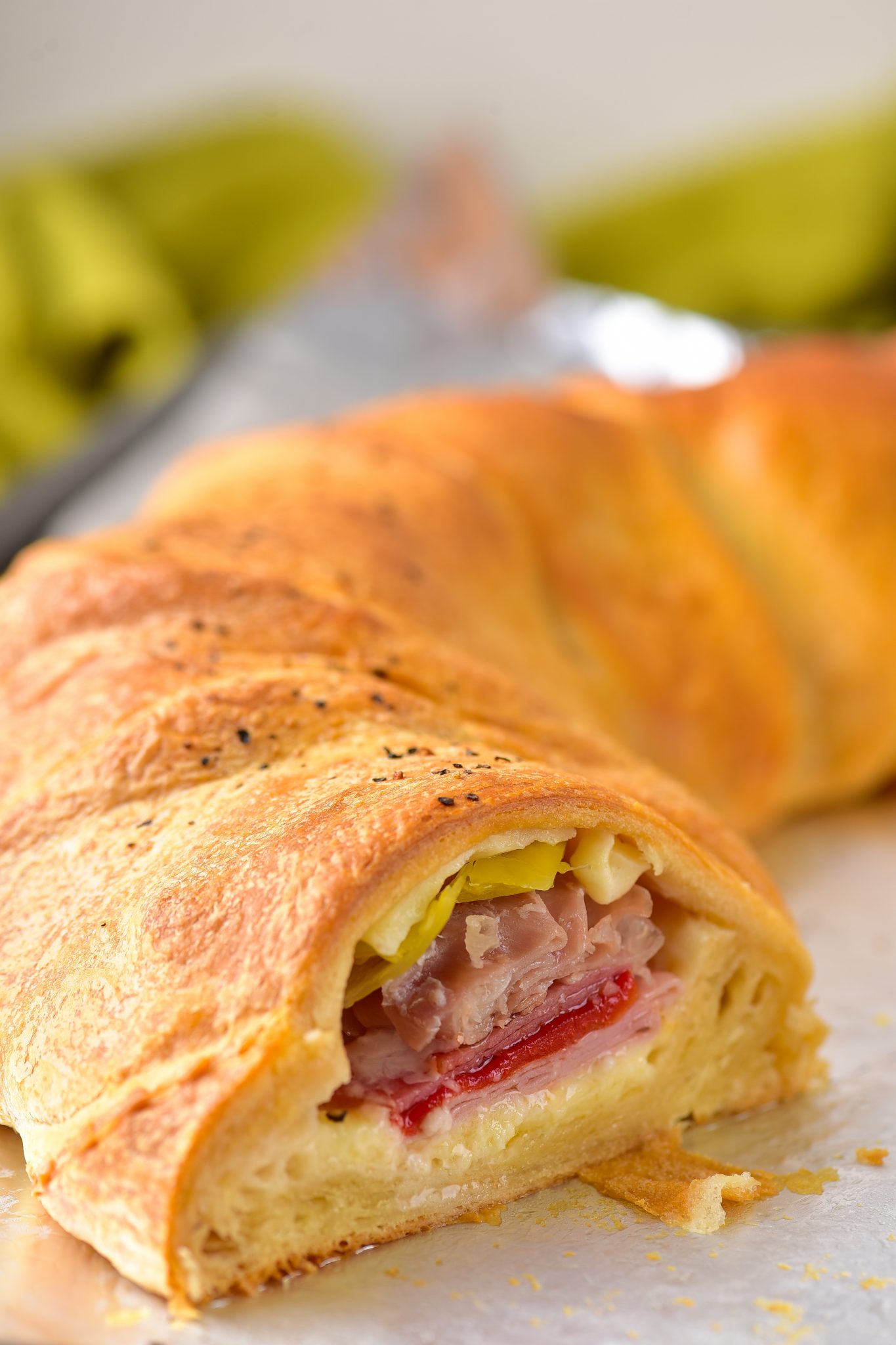 Spicy Italian Crescent Ring - Sweet Pea's Kitchen