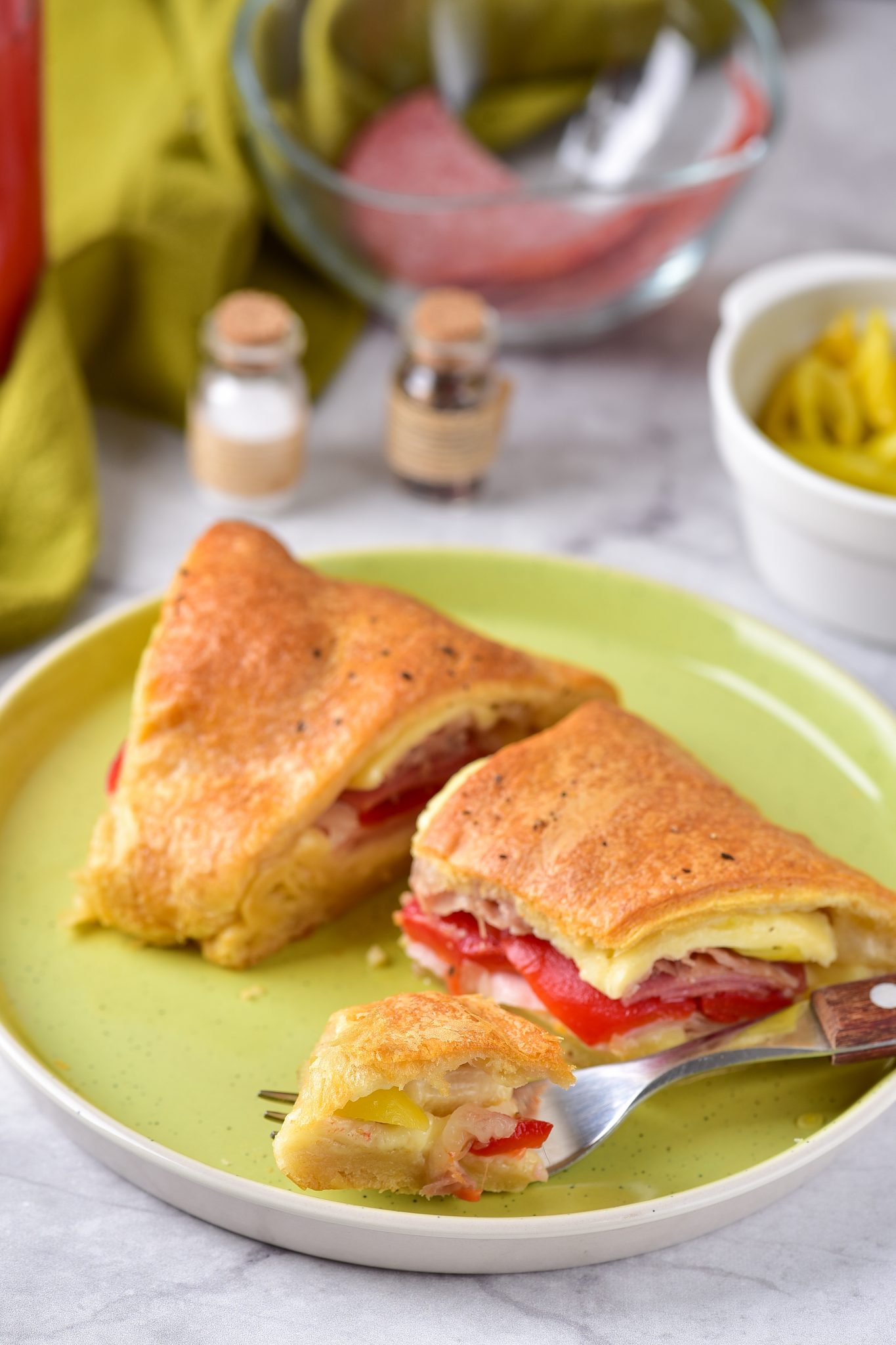 Spicy Italian Crescent Ring - Sweet Pea's Kitchen
