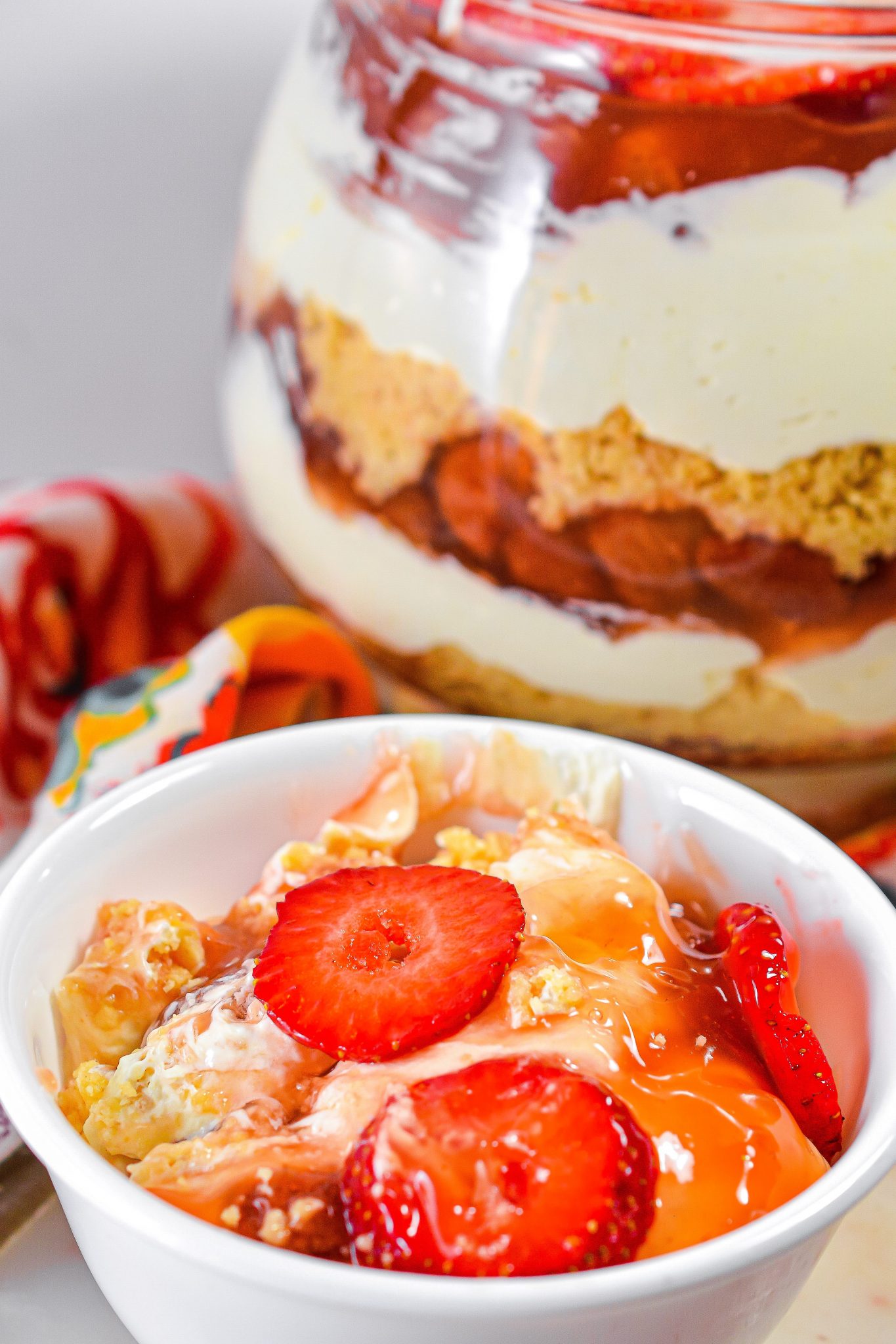 Strawberry Cheesecake Trifle - Sweet Pea's Kitchen