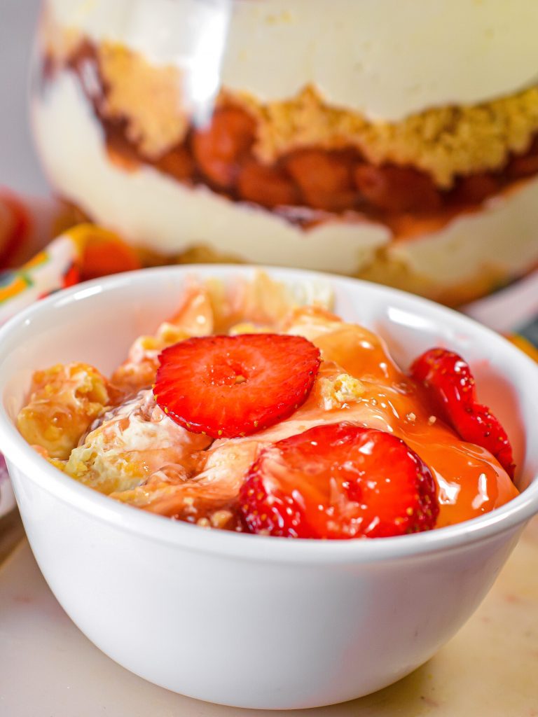 Strawberry Cheesecake Trifle - Sweet Pea's Kitchen