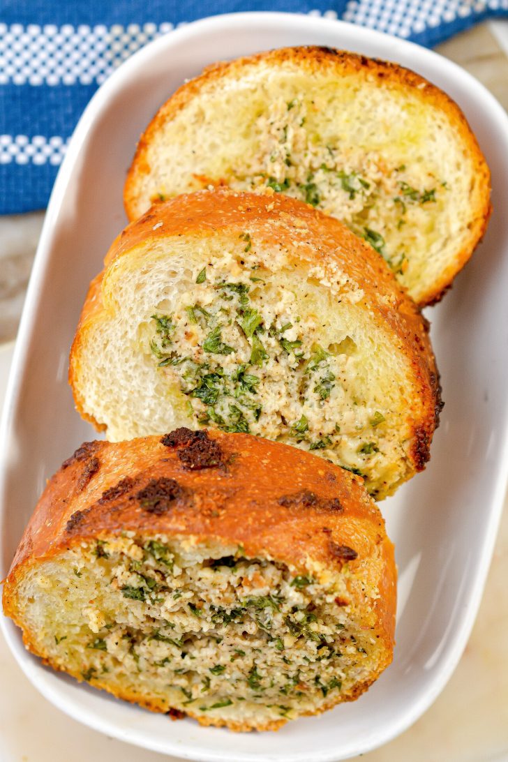 Stuffed garlic bread - Sweet Pea's Kitchen