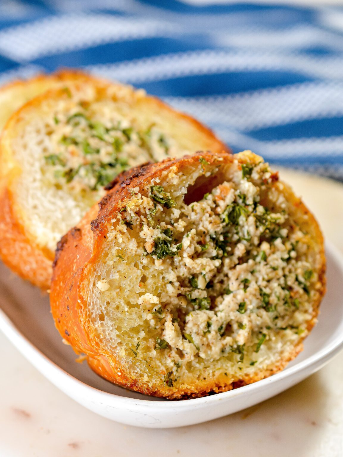 Stuffed garlic bread - Sweet Pea's Kitchen