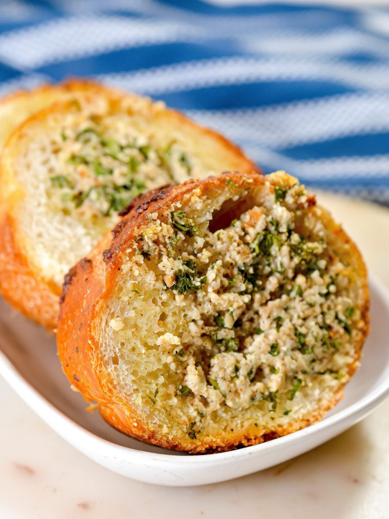 Stuffed garlic bread - Sweet Pea's Kitchen