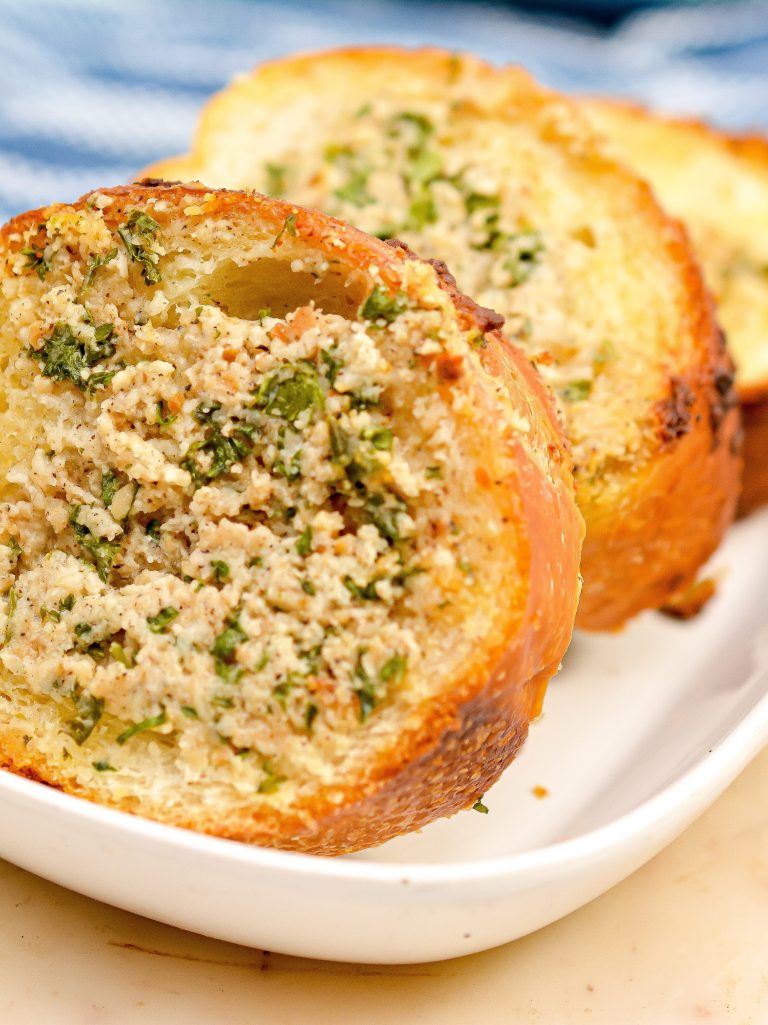 Stuffed garlic bread - Sweet Pea's Kitchen