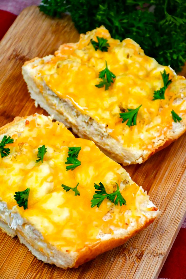Cracked Crab Cheese Bread - Sweet Pea's Kitchen
