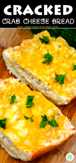 Cracked Crab Cheese Bread - Sweet Pea's Kitchen