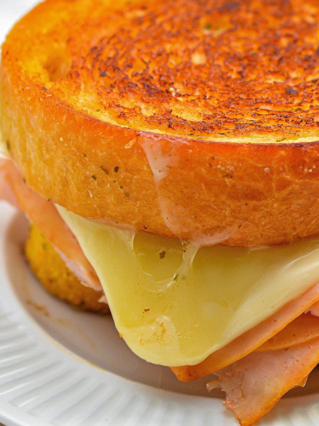 Grilled Turkey and Cheese Sandwich - Sweet Pea's Kitchen