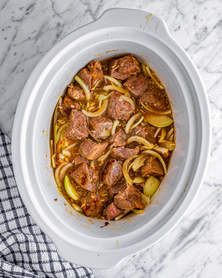 Slow Cooker Beef Tips - Sweet Pea's Kitchen