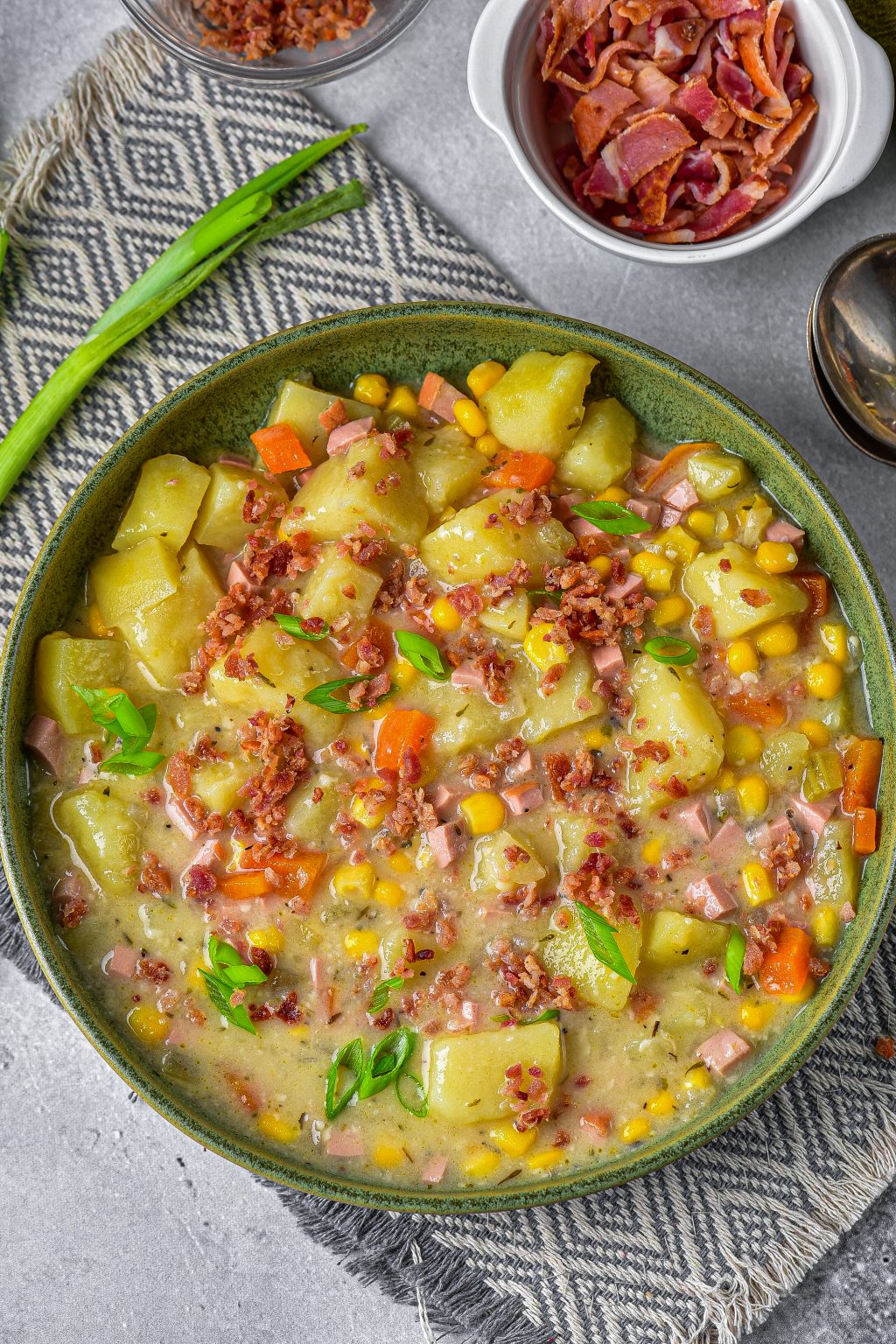 Ham and Potato Corn Chowder - Sweet Pea's Kitchen