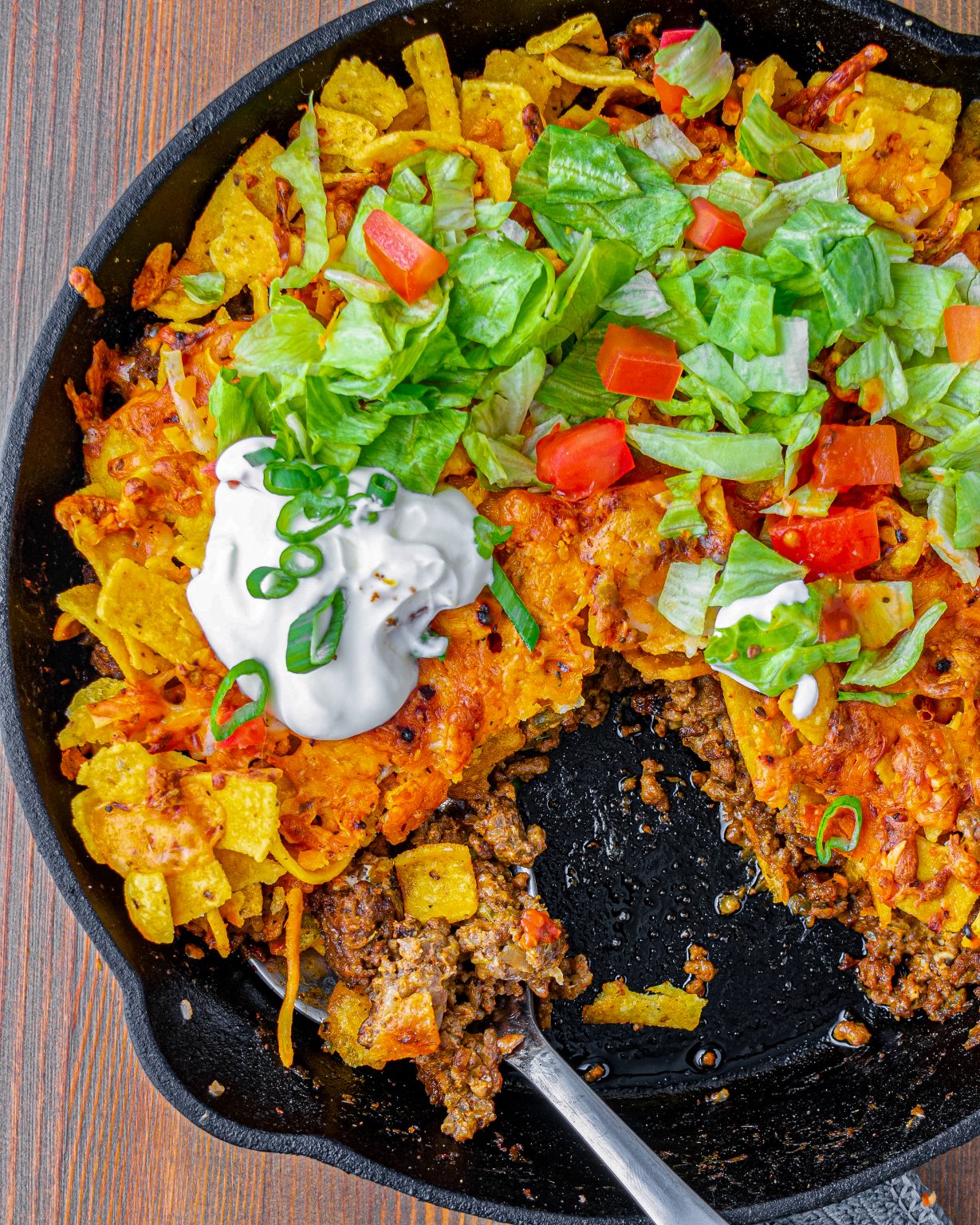 Walking Taco Casserole - Sweet Pea's Kitchen