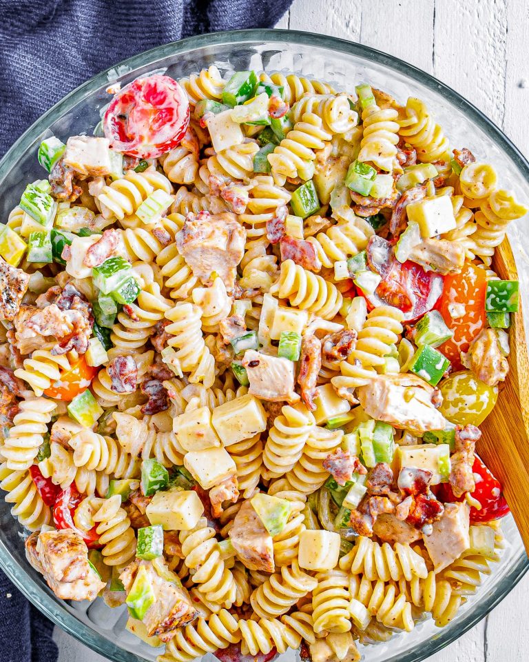 Chicken Club Pasta Salad - Sweet Pea's Kitchen