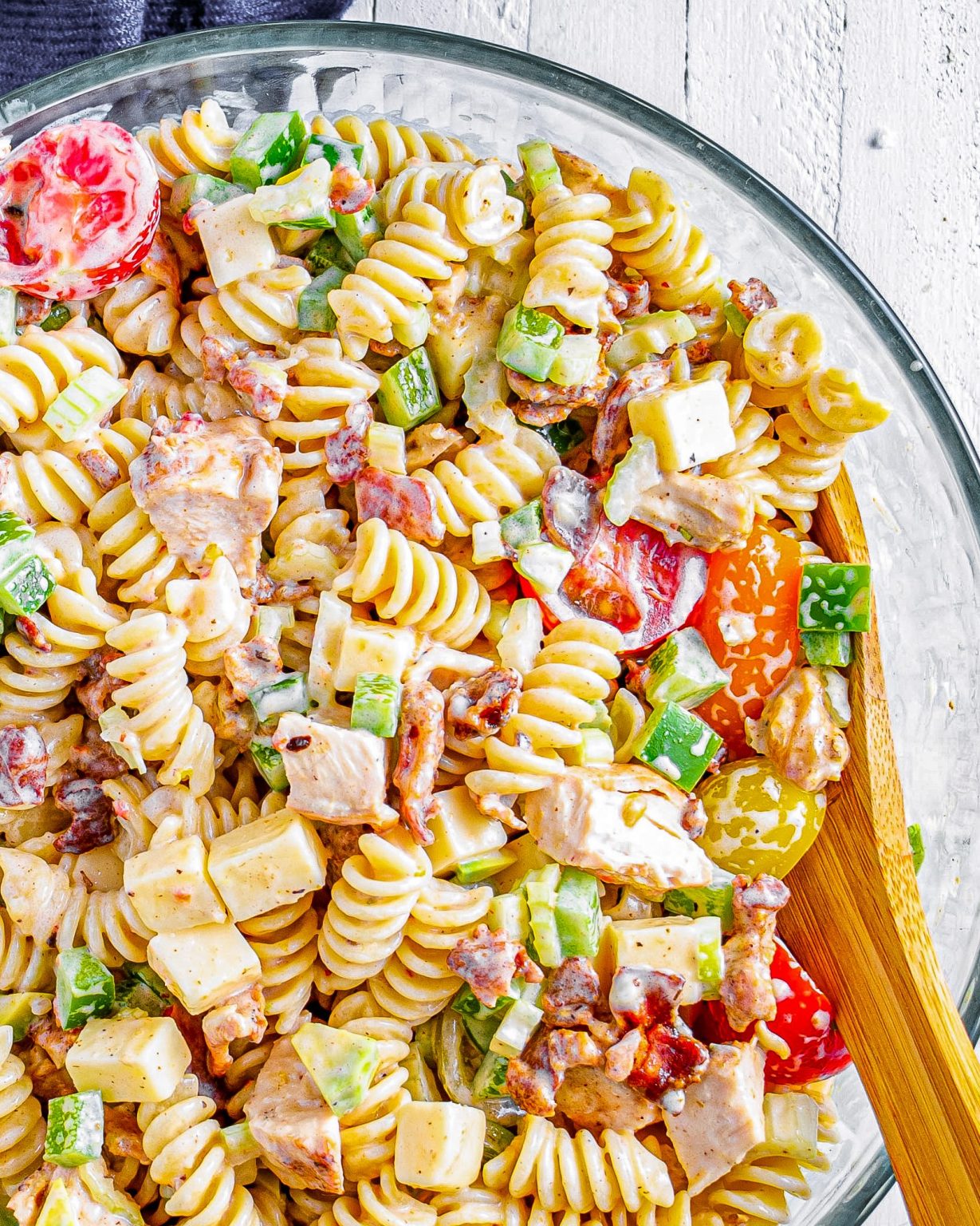 Chicken Club Pasta Salad - Sweet Pea's Kitchen