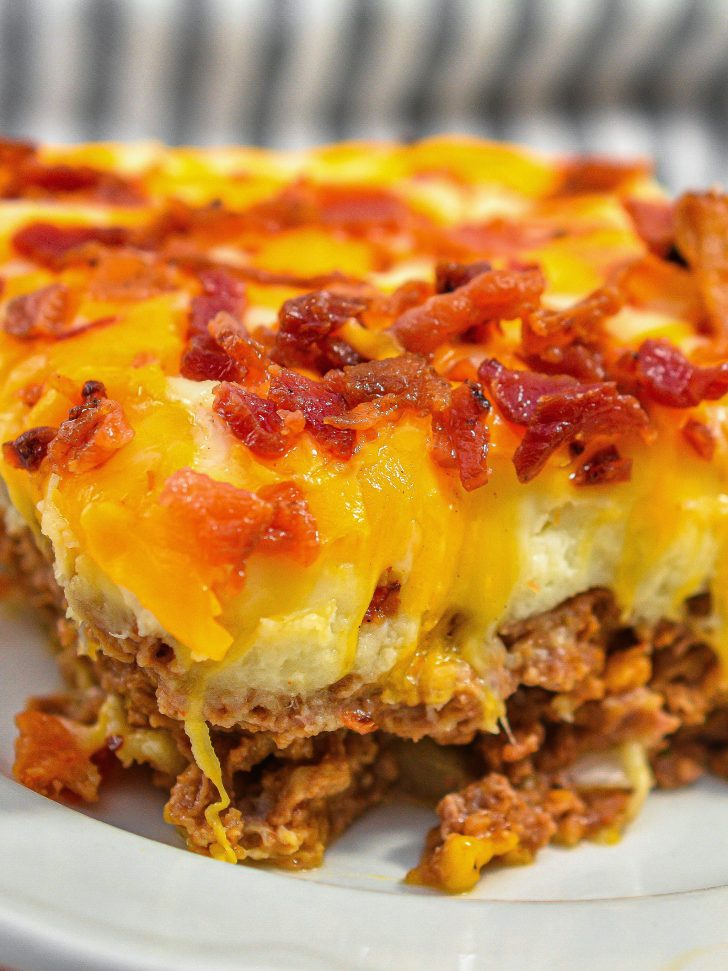 Cowboy Meatloaf and Potato Casserole - Sweet Pea's Kitchen