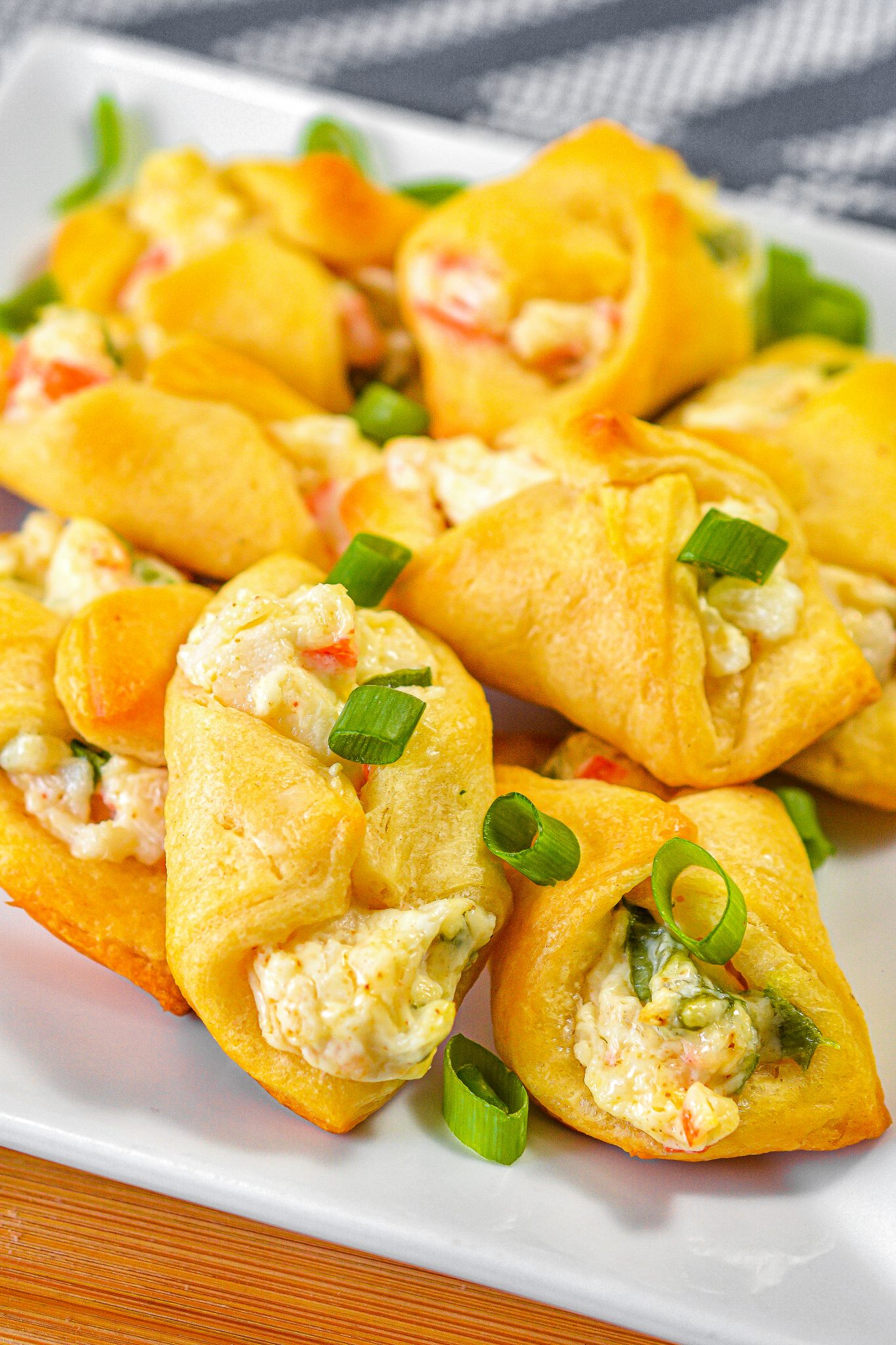 Crab and Cream Cheese Filled Crescent Rolls - Sweet Pea's Kitchen