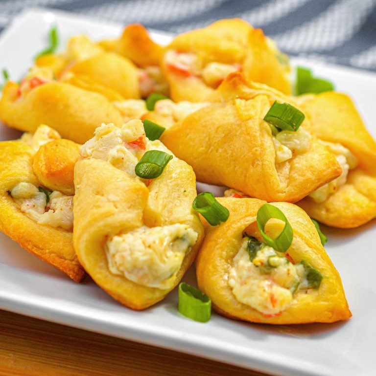 Crab and Cream Cheese Filled Crescent Rolls - Sweet Pea's Kitchen