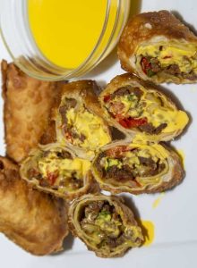Nacho Egg Rolls - Sweet Pea's Kitchen