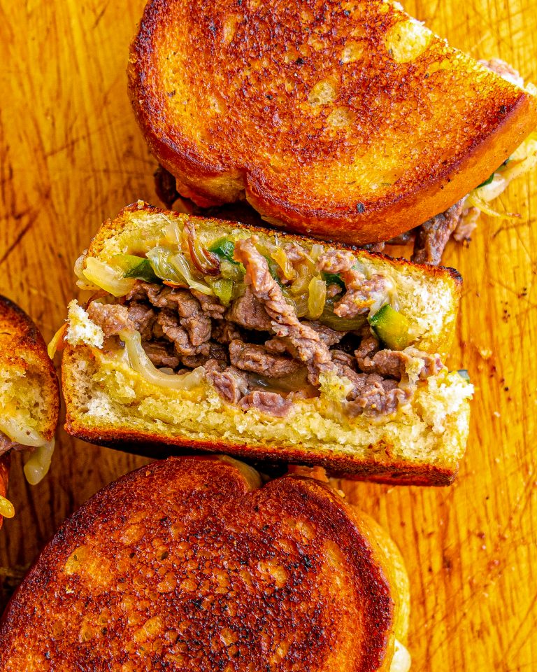 Steak and Cheese Garlic Toast - Sweet Pea's Kitchen