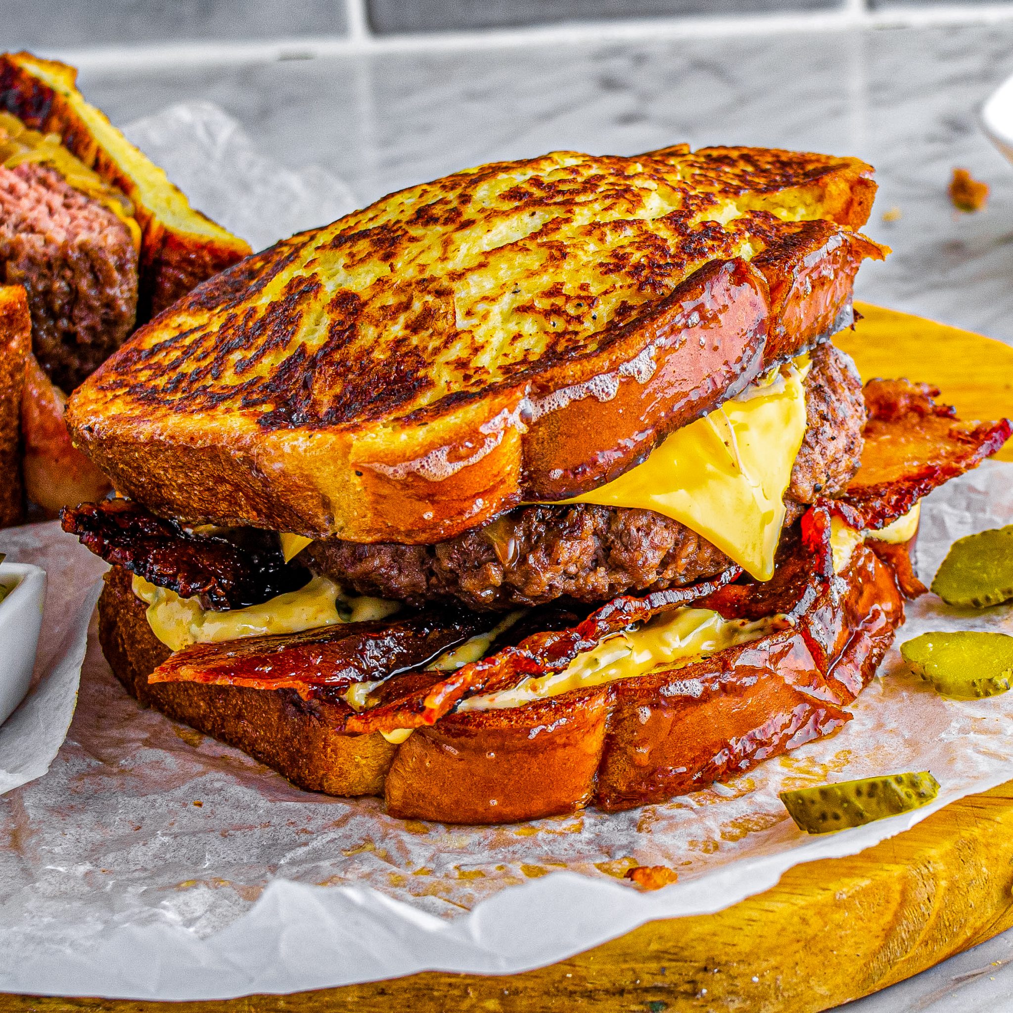 Big Mac French Toast - Sweet Pea's Kitchen