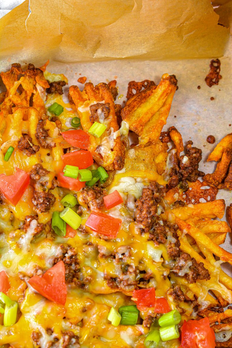 Cheesesteak Taco Fries - Sweet Pea's Kitchen