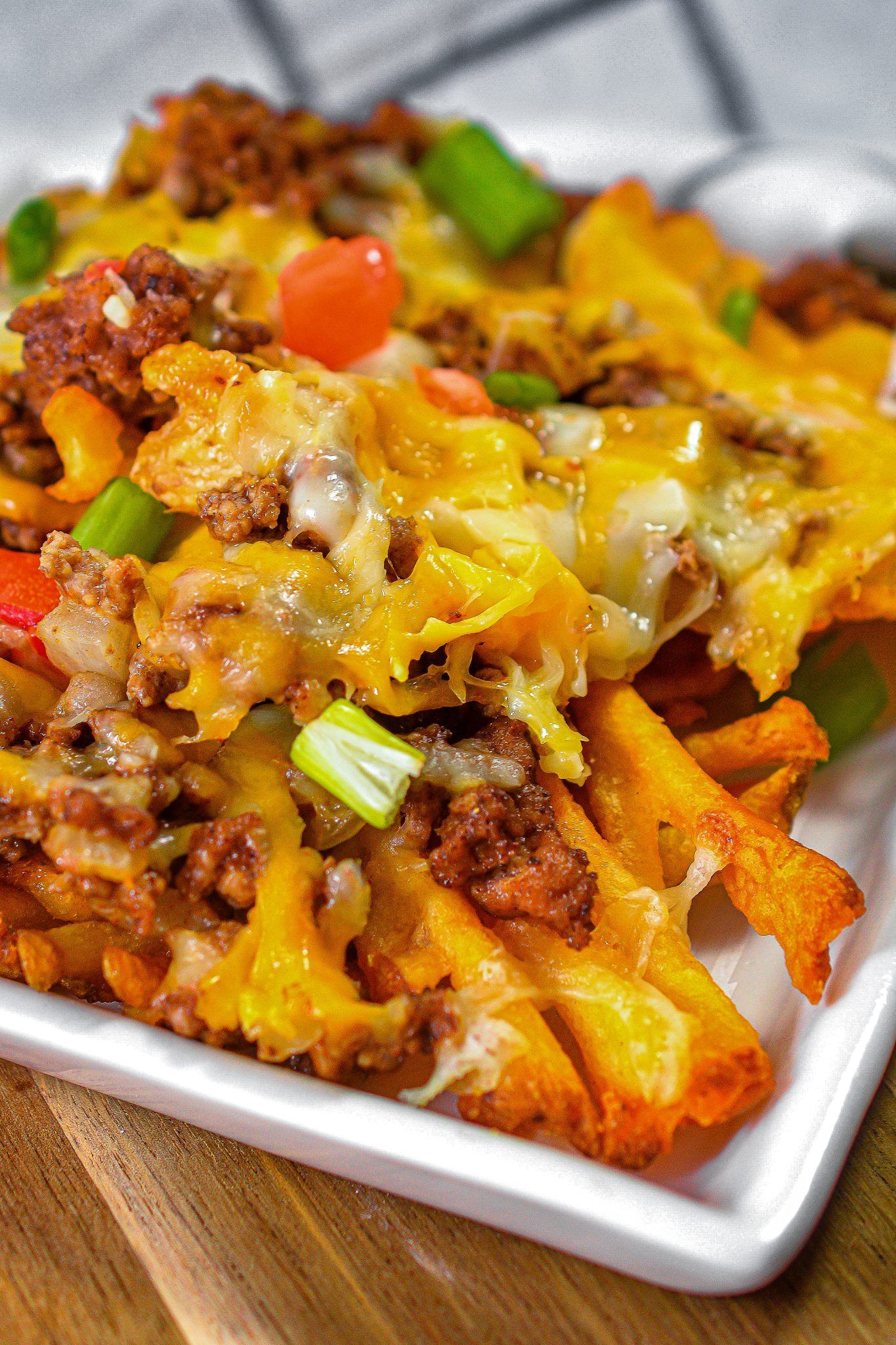 Cheesesteak Taco Fries - Sweet Pea's Kitchen