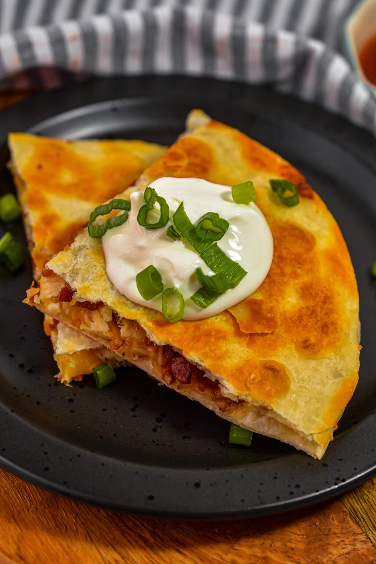 Chicken Bacon Ranch Quesadillas - Sweet Pea's Kitchen