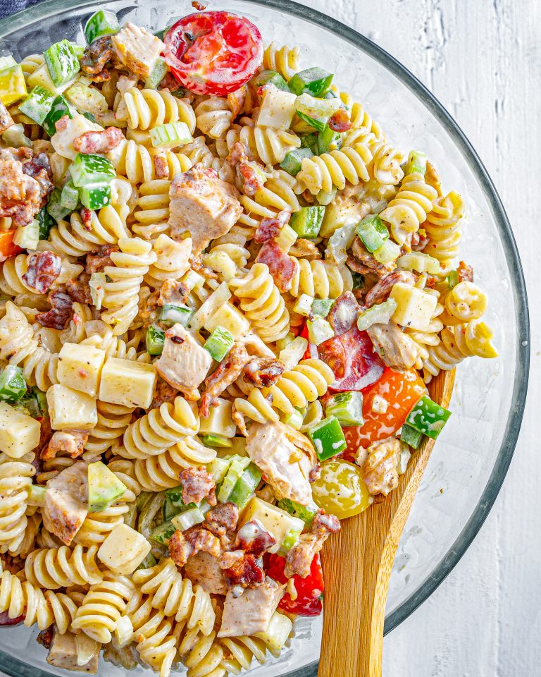 Chicken Club Pasta Salad - Sweet Pea's Kitchen