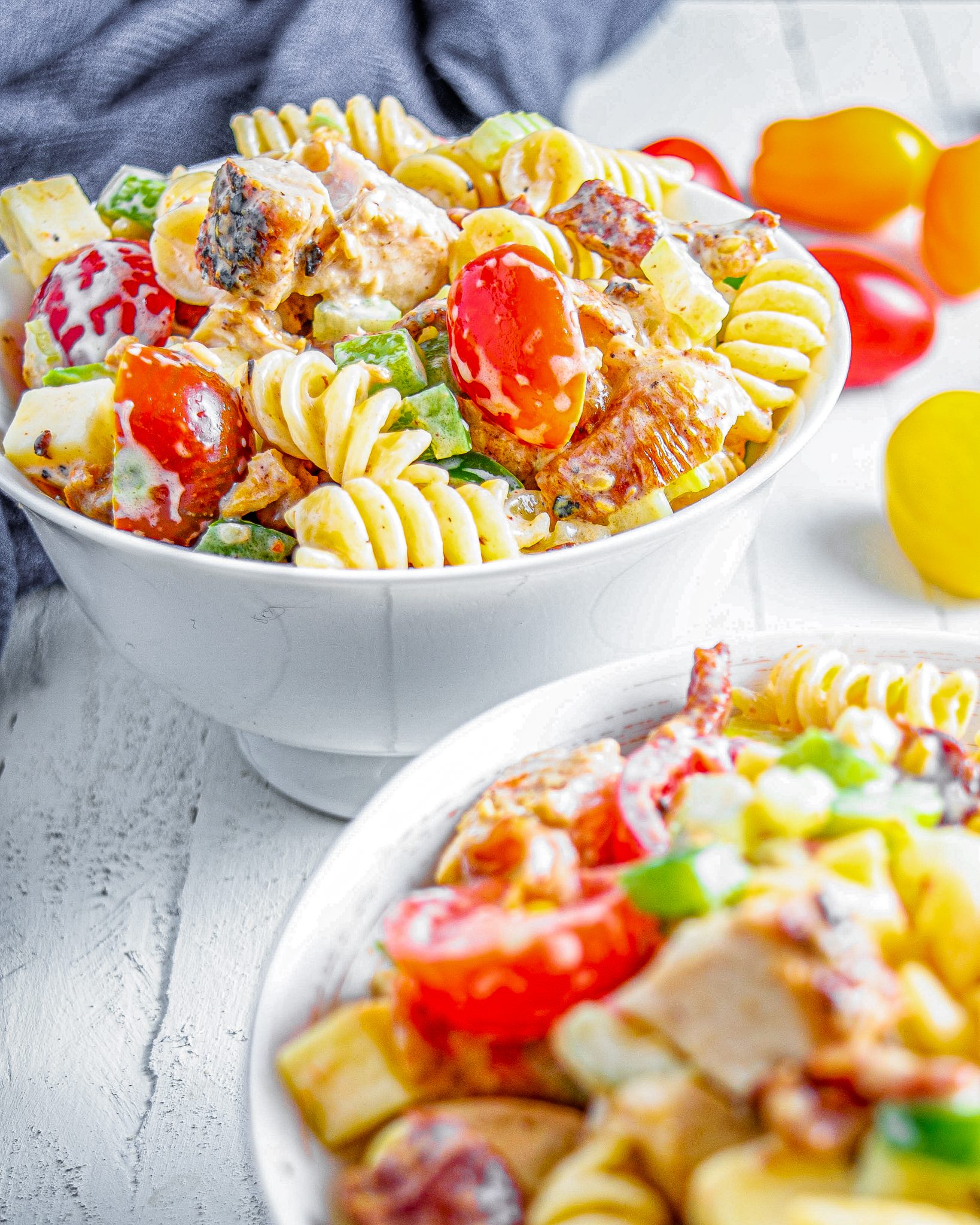 Chicken Club Pasta Salad - Sweet Pea's Kitchen