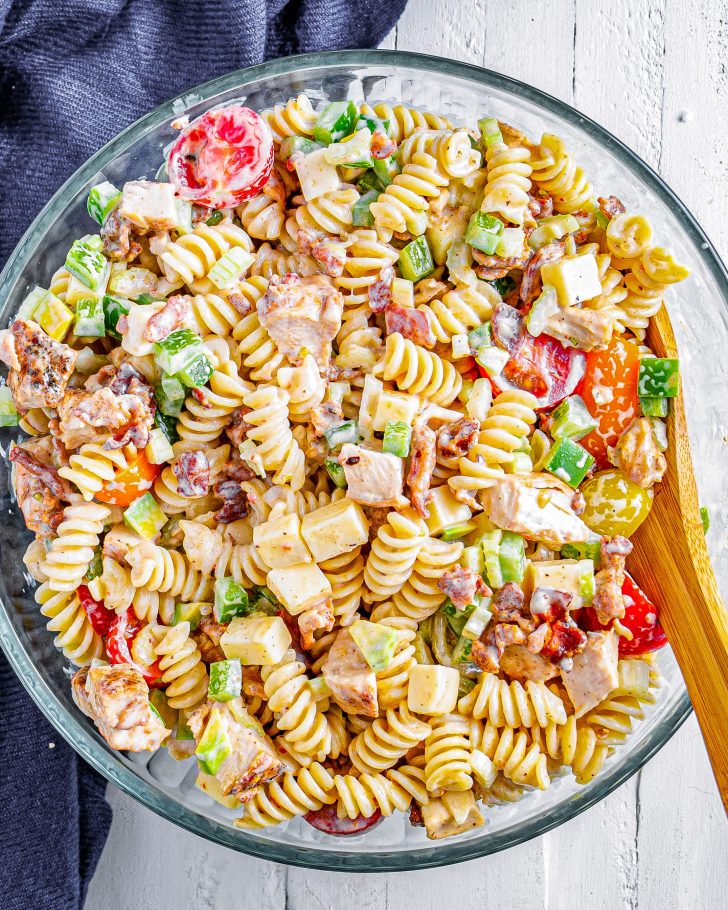 Chicken Club Pasta Salad - Sweet Pea's Kitchen