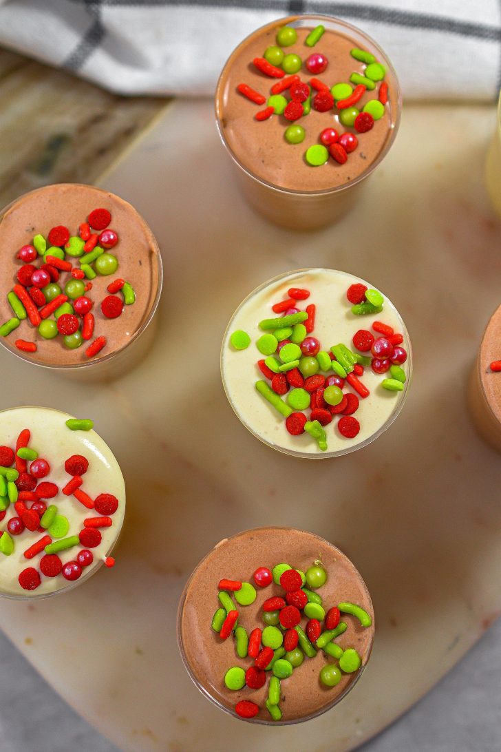 Christmas Kahlua and Baileys Pudding Shots - Sweet Pea's Kitchen