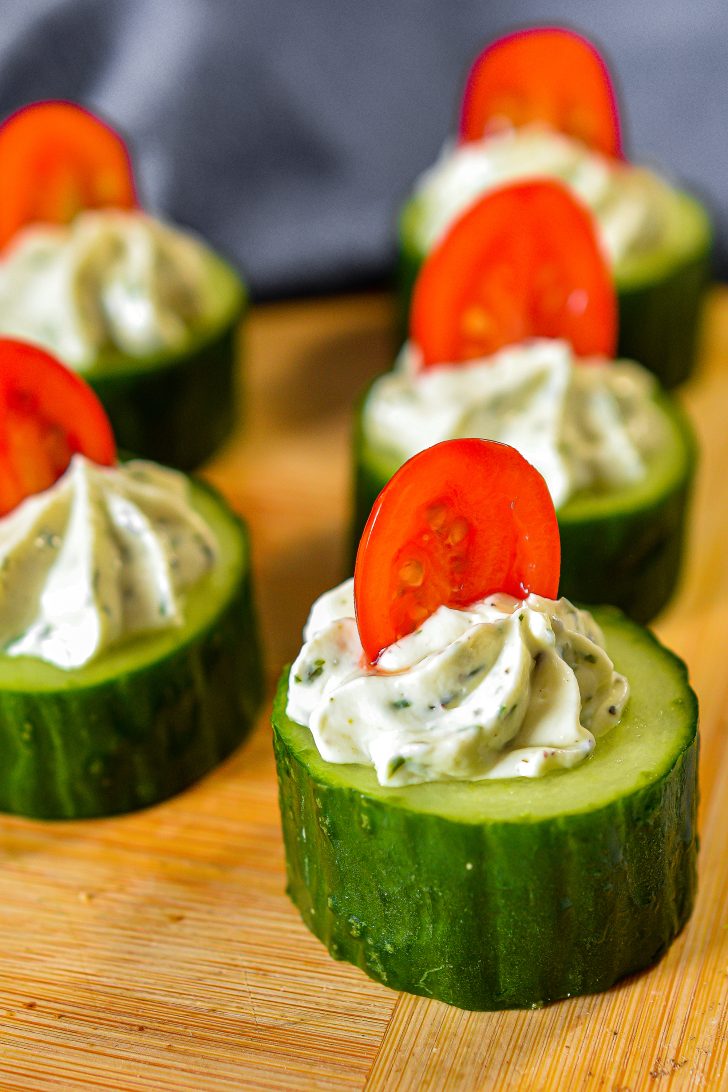 Cucumber Bites - Sweet Pea's Kitchen