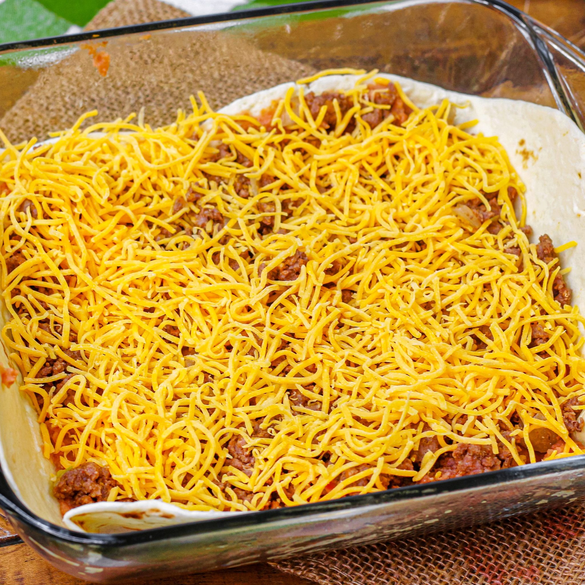 Layered Mexican Tortilla Casserole - Sweet Pea's Kitchen