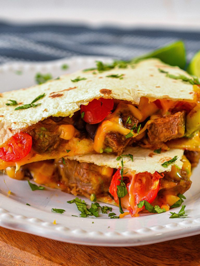 Loaded Steak Quesadillas - Sweet Pea's Kitchen