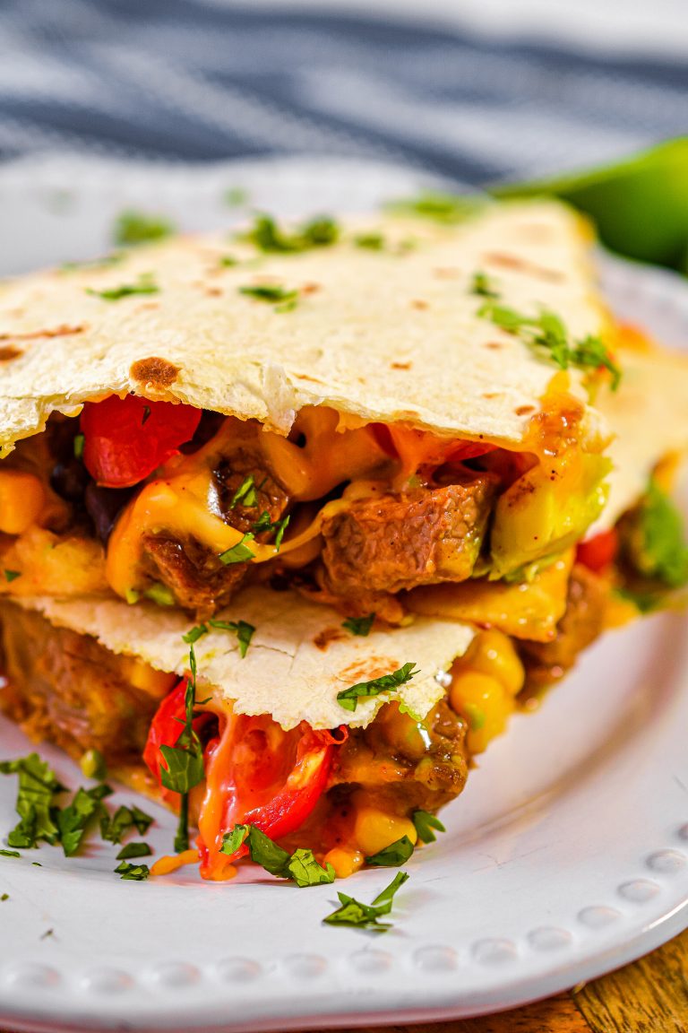 Loaded Steak Quesadillas - Sweet Pea's Kitchen