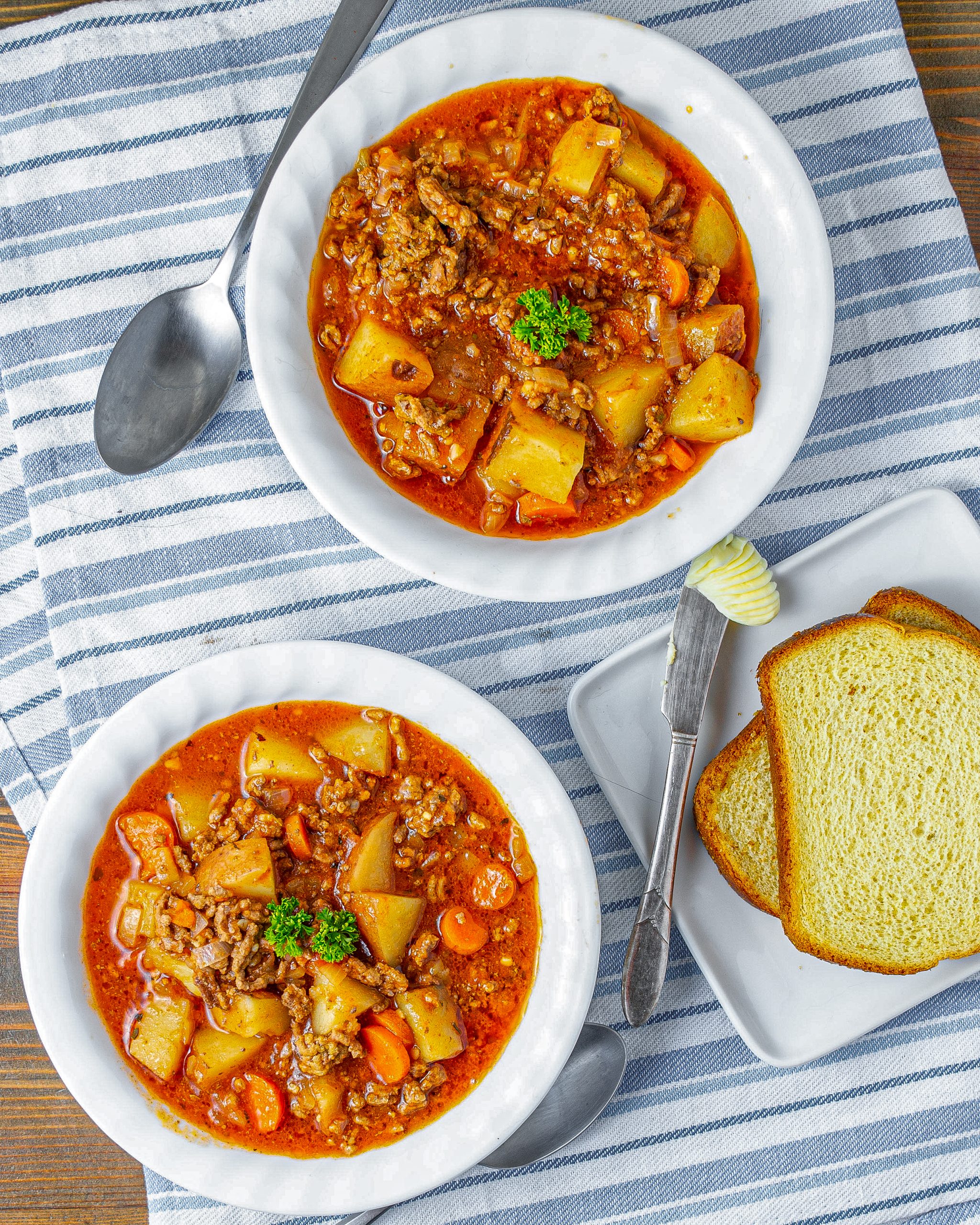 Slow Cooker Poor Mans Stew - Sweet Pea's Kitchen