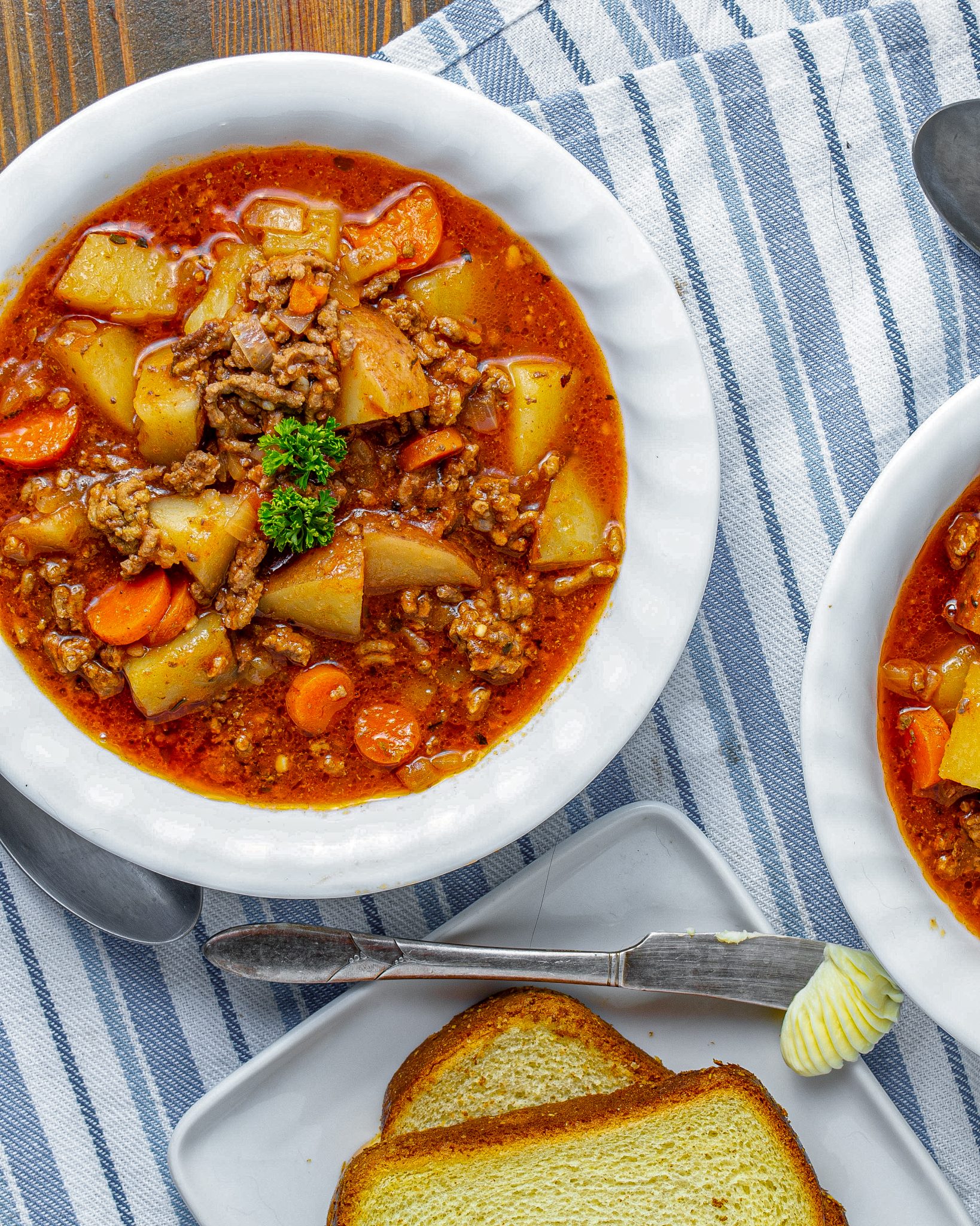 Slow Cooker Poor Mans Stew - Sweet Pea's Kitchen