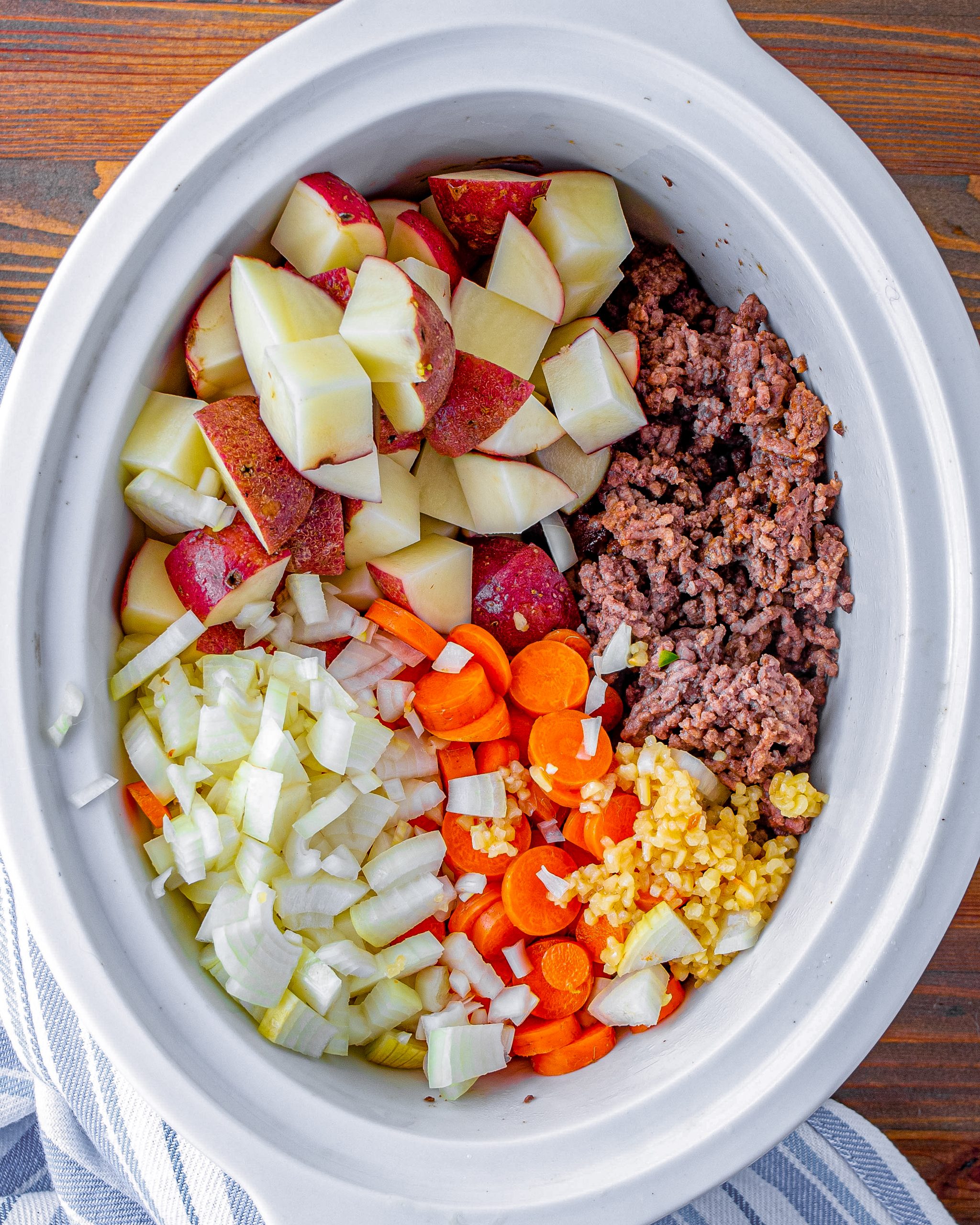 Slow Cooker Poor Mans Stew - Sweet Pea's Kitchen