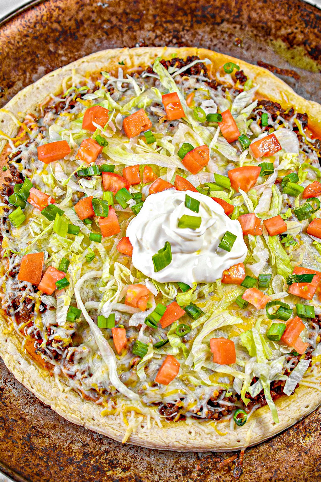 Taco Pizza - Sweet Pea's Kitchen