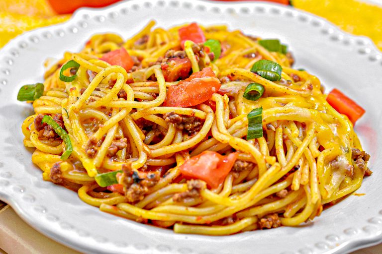 Taco Spaghetti - Sweet Pea's Kitchen