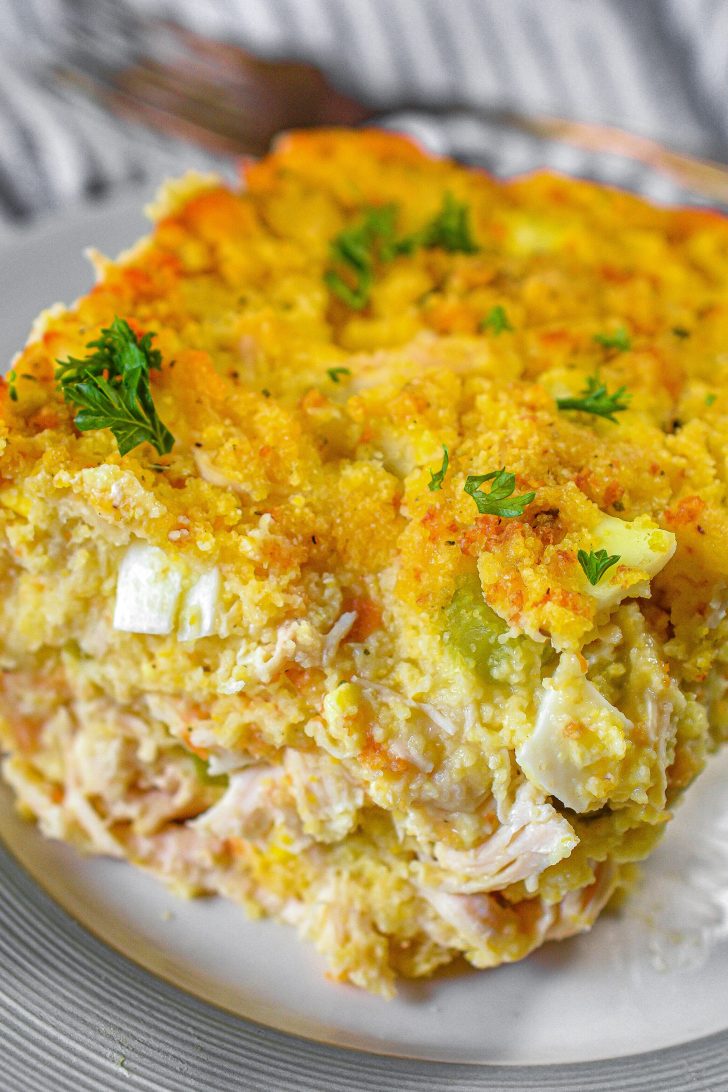 Chicken and Cornbread Stuffing - Sweet Pea's Kitchen