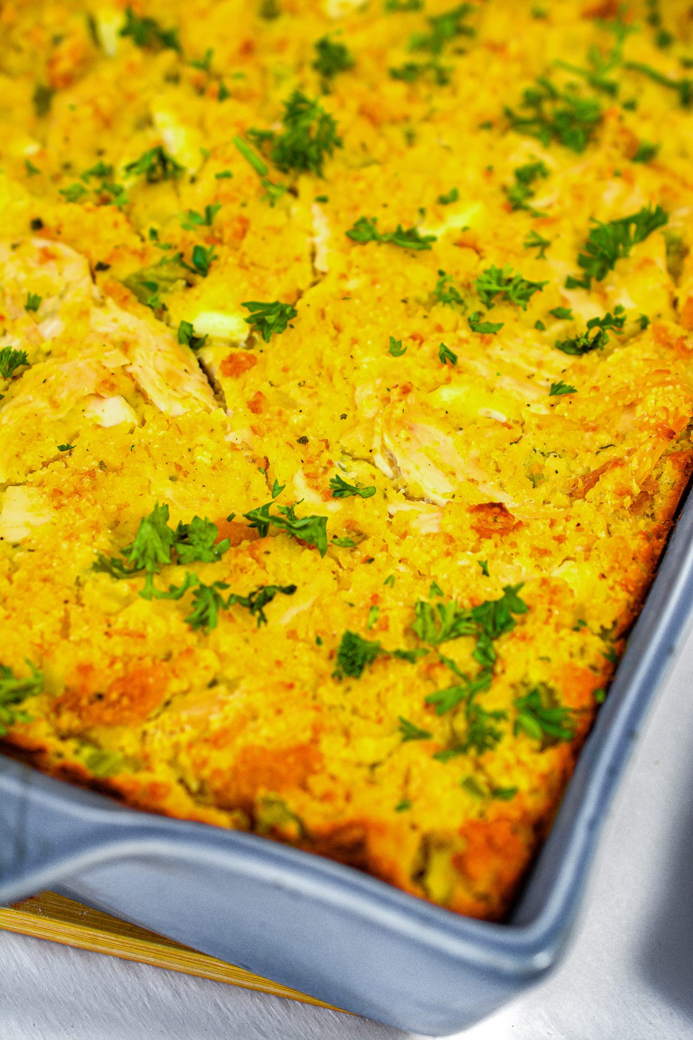 Chicken and Cornbread Stuffing - Sweet Pea's Kitchen