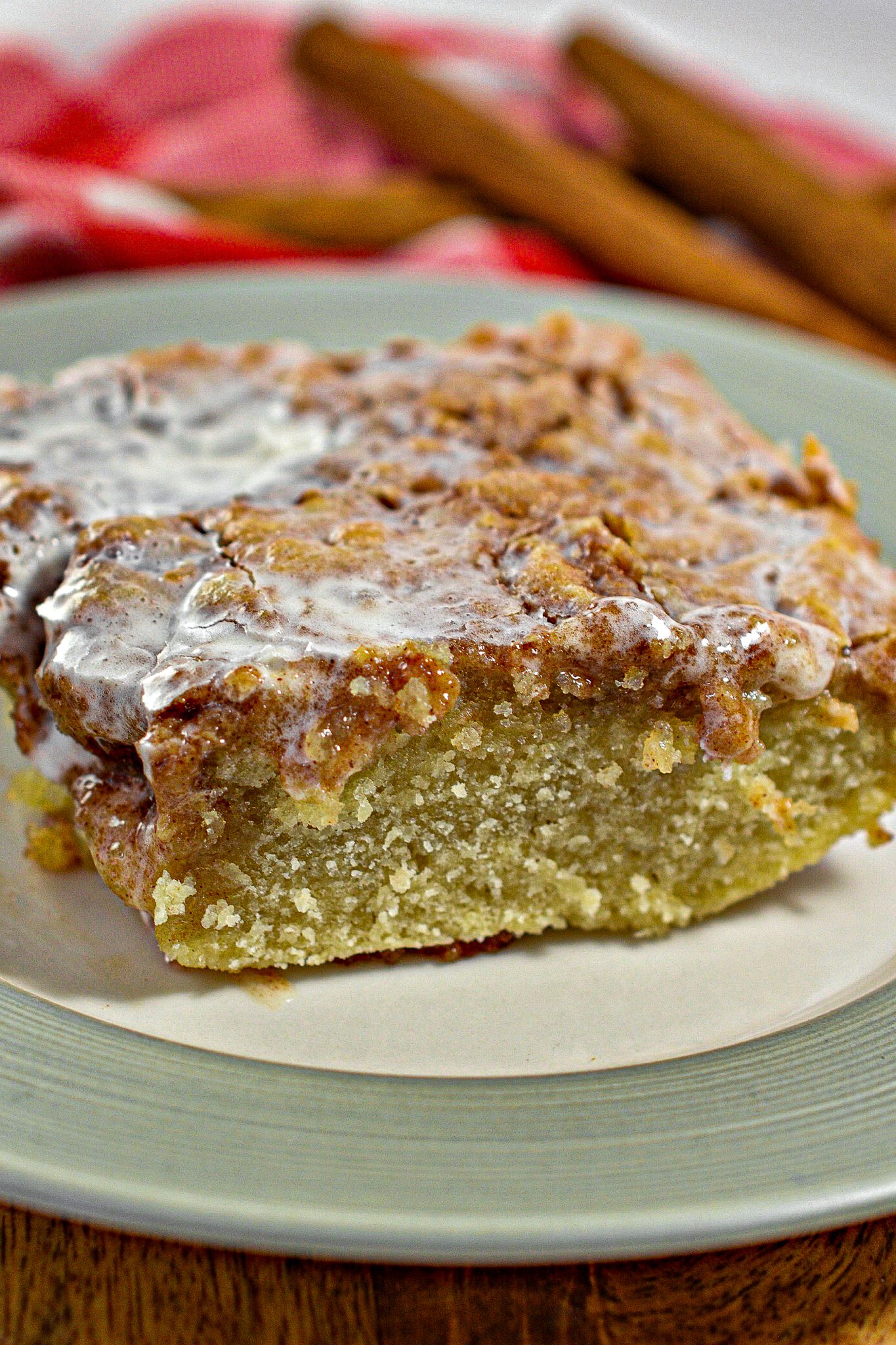 Cinna-bun Cake in the Oven - Sweet Pea's Kitchen